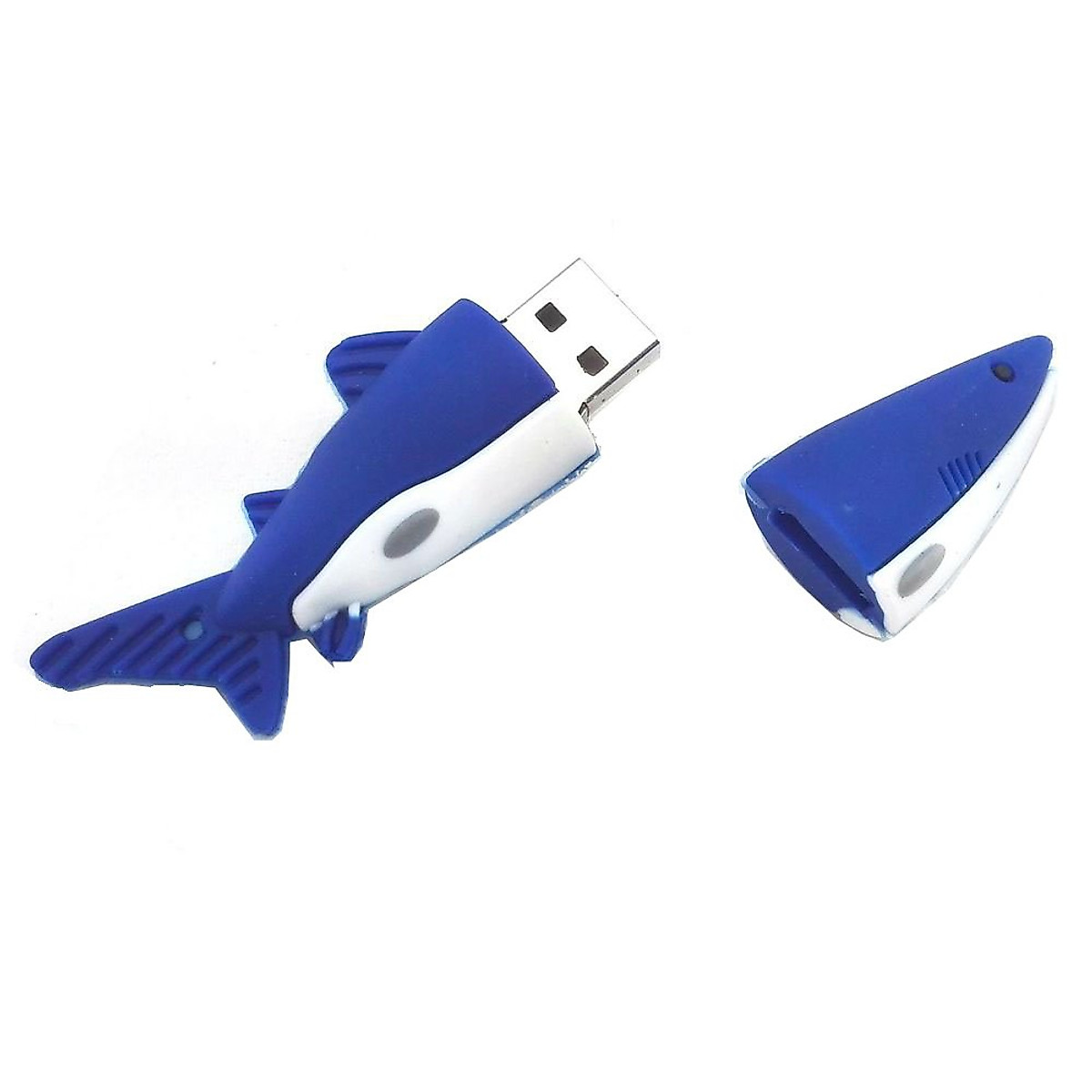 Aneew Blue Pendrive 32GB U Disk Ocean Shark Fish USB Flash Drive Memory Thumb Storage Data Gift