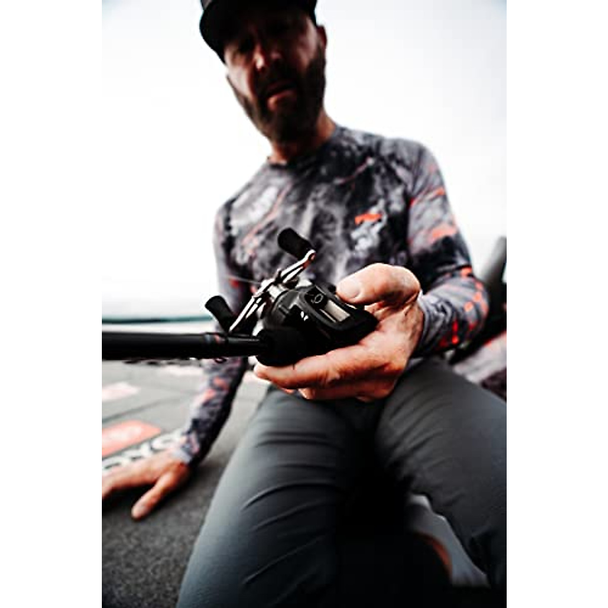 13 FISHING - Inception G2 Baitcast Reel - 7.3:1 Gear Ratio - Left Hand Retrieve (Fresh) - ING2-7.3-LH, Black