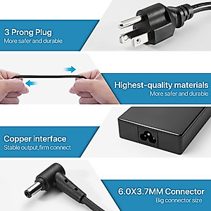Laptop Charger for Asus 150w AC Adapter ADP-150CH B, Asus TUF Gaming Laptop Charger 150W Power Cord