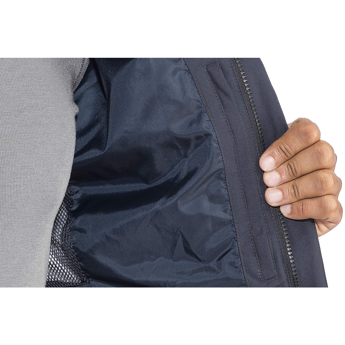 Helly Hansen Men's Dubliner Waterproof Windproof Breathable Rain Coat Jacket, 597 Navy, 3X-Large