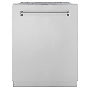 ZLINE 24" Monument Series 3rd Rack Top Touch Control Dishwasher in Stainless Steel with Stainless Steel Tub (DWMT-304-24)
