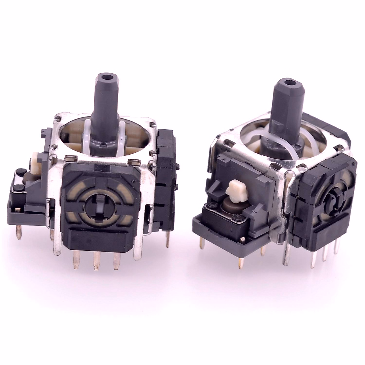 Deal4GO 2 Pack Original 3D Analog Stick Joystick Module Thumbstick Replacement for PS4 DualShock 4 Controller Grey