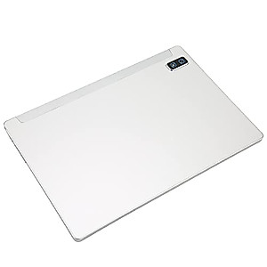 Kufoo 10.1in Tablet, Silvery 8GB RAM 256GB ROM Gaming Tablet Type C Rechargeable 100 to 240V 5G WiFi for Home (US Plug)