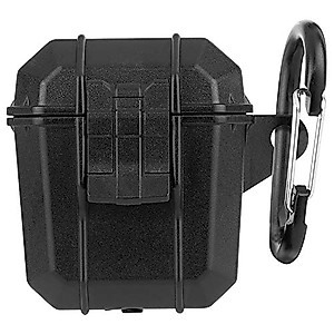 PELICAN - Marine Series Case - Compatible with AirPods 1-2 - Waterproof - Military Drop Protection - Black