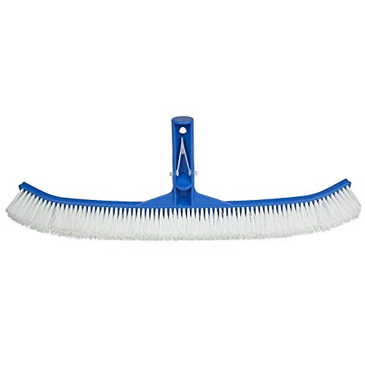 Poolmaster 18100 Curved Swimming Pool Brush Head, 17.5-Inches, Essential Collection, Blue