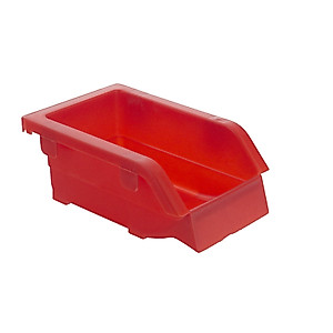 Erie Tools TLPB04 60 Parts Bin Storage Shelving with Locking Wheels for Shop Garage or Home Storage