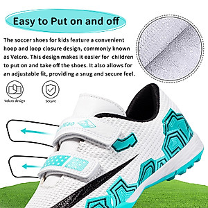Soccer Cleats Kids Boys Girls Football Cleats Zapatos de Futbol Outdoor Soccer Shoes Tacos de Futbol Para Niños Youth Baseball Cleats Professional Training Football Shoes Turf Football Boots