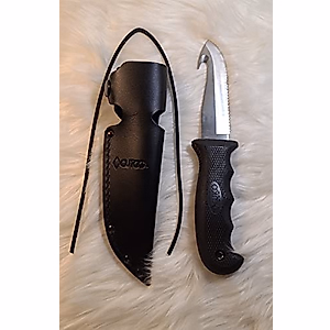 CUTCO Gut Hook Hunting Knife with Leather Sheath #5717BK