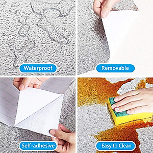 Cre8tive 24" x 118" Large Size Silver Stainless Steel Contact Paper Peel and Stick Aluminum Foil Sheet Wallpaper Waterproof Heat Resistant Oil Proof Wall Film for Kitchen Backsplash Countertop Cabinet