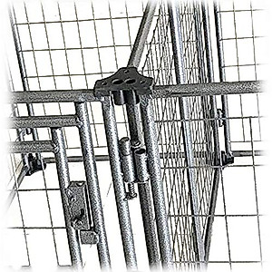 TWO by TWO Haven Expandable Kennel, Black, Medium