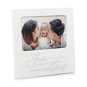 Tiny Ideas Frame, First We Had Each Other, Then We Had You, Now We Have Everything' Sentiment, White