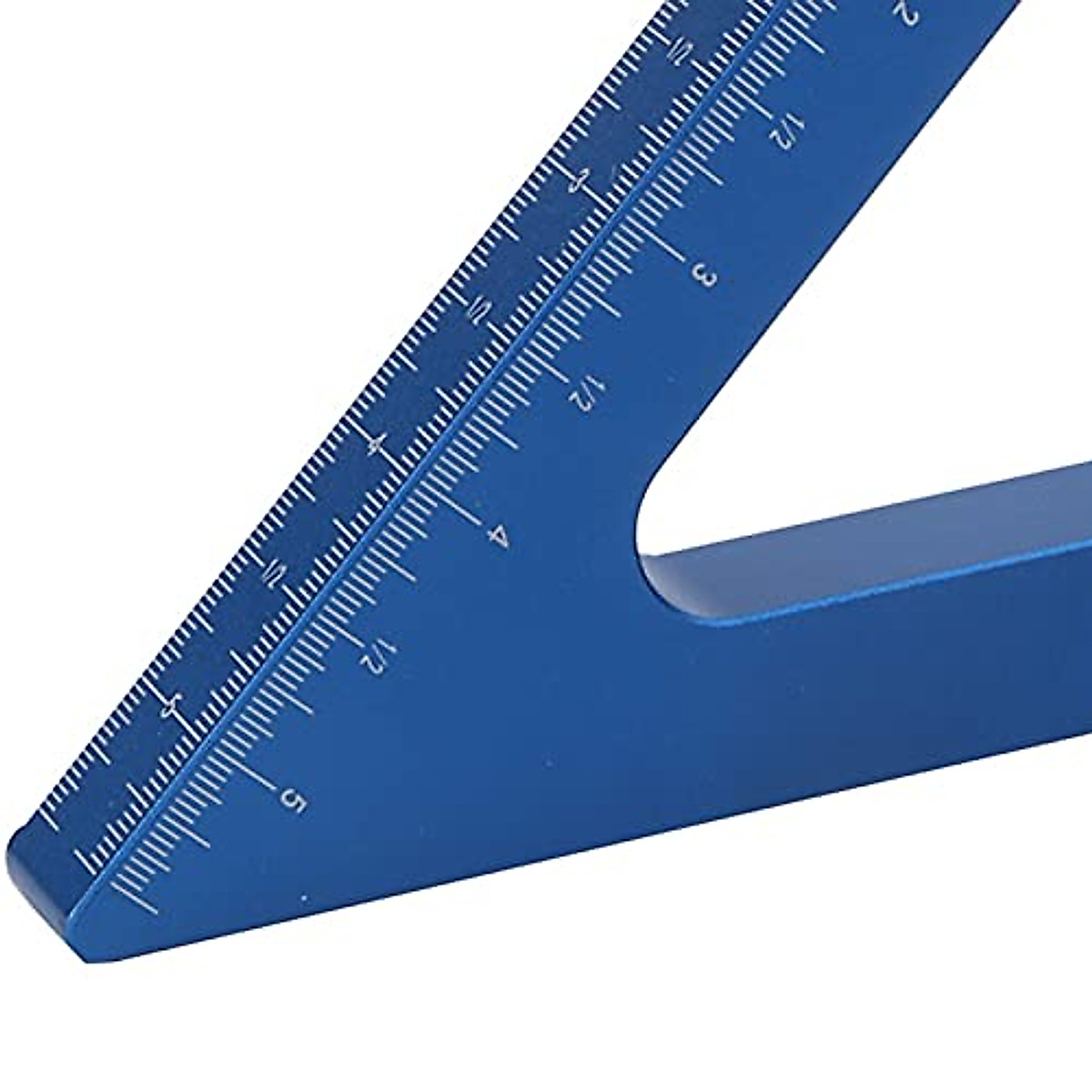 Metal Square, Rafter Square Ruler 45 Degree Aluminum Alloy Angle Ruler Metal Square Ruler for Measurement and Decoration Industry