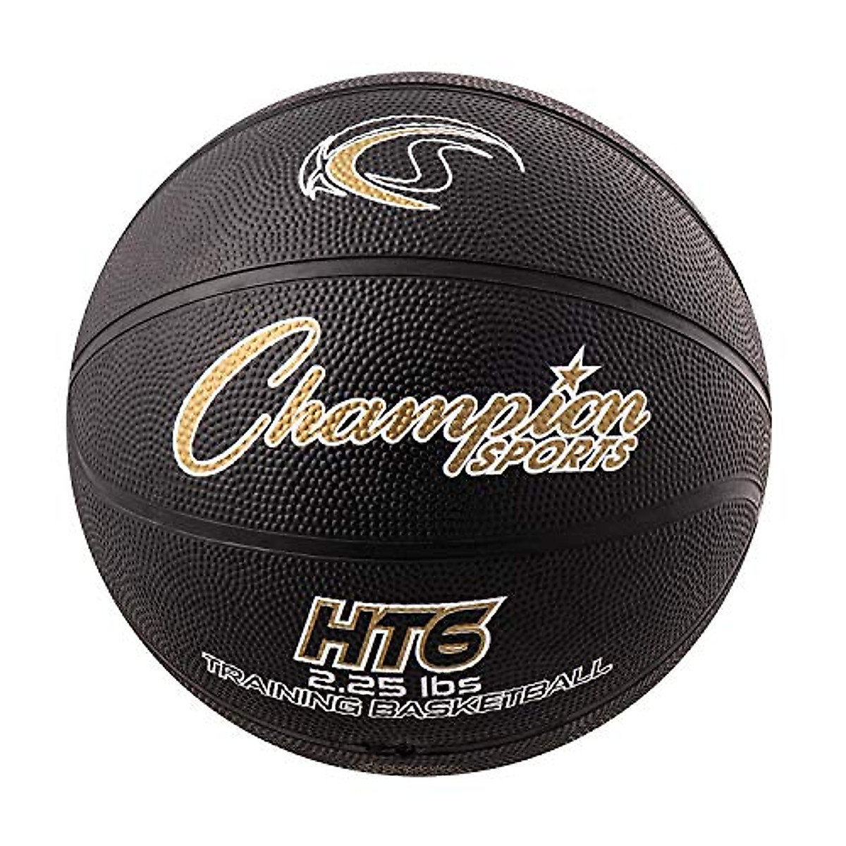 Champion Sports Weighted Basketball Trainer, Intermediate (Size 6 - 28.5") - 2.25 lbs , Black