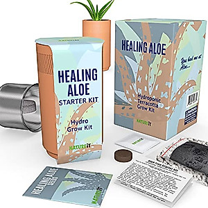 Aloe Vera Grow kit - Comes with Terracotta Planter. Grow an Aloe Vera Succulent Plant from Seed. Perfect for Garden Enthusiasts, Indoor & Outdoor Growing, a Must-Have for Any Plant Lover