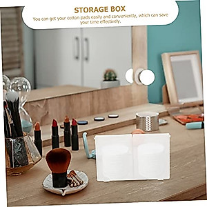 FOMIYES 3pcs Nail Towel Storage Box Drawer Organizer for Makeup Desk Dispenser Desktop Stationery Box Cotton Swab Container Makeup Brush Holder Makeup Cotton Pad Organizer Cotton Pad Box