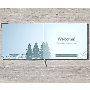 Paper 'n Such Cabin Guest Book for Vacation Homes and Airbnbs -Kraft Hardcover - Air BnB Essentials for Hosts- Short Term Rentals –Visitor Sign in - Cabins, Rentals, Vacation Rentals, Guesthouses