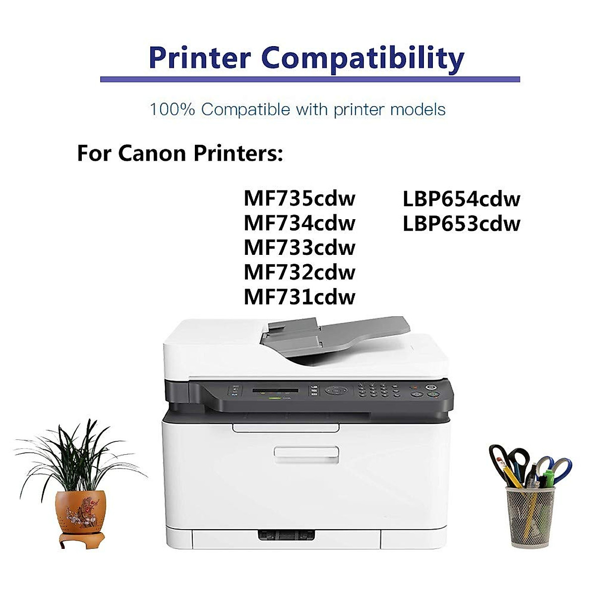 Remanufactured Toner Cartridge Replacement for Canon 046H | CRG-046H | CRG046H for Canon MF733Cdw MF731Cdw MF735Cdw LBP654Cdw Printer (1-Pack, Black)