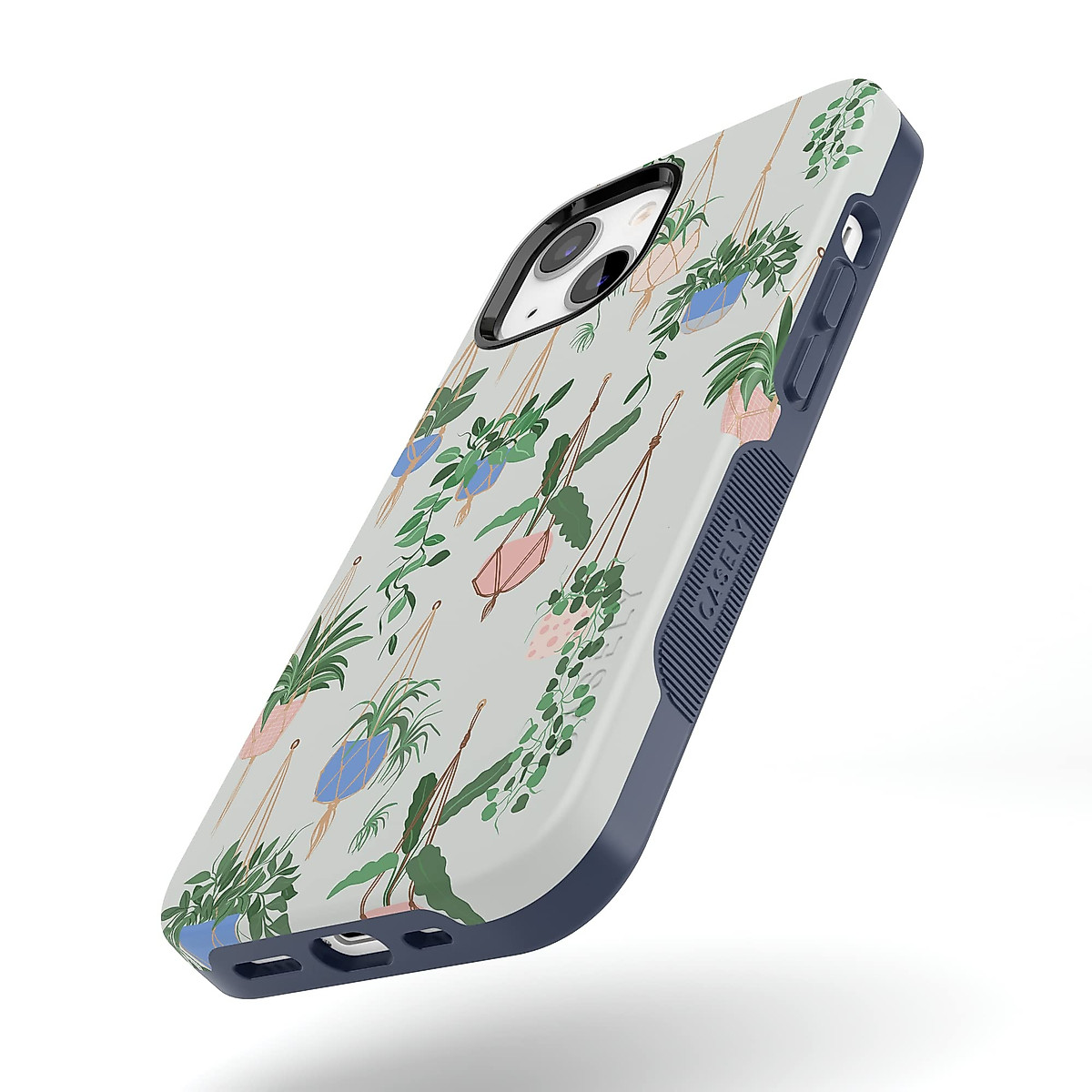 Casely iPhone 13 Floral Case | Compatible with MagSafe | Hanging Around | Potted Plants Case
