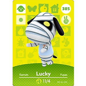 Lucky - Nintendo Animal Crossing Happy Home Designer Series 4 Amiibo Card - 385