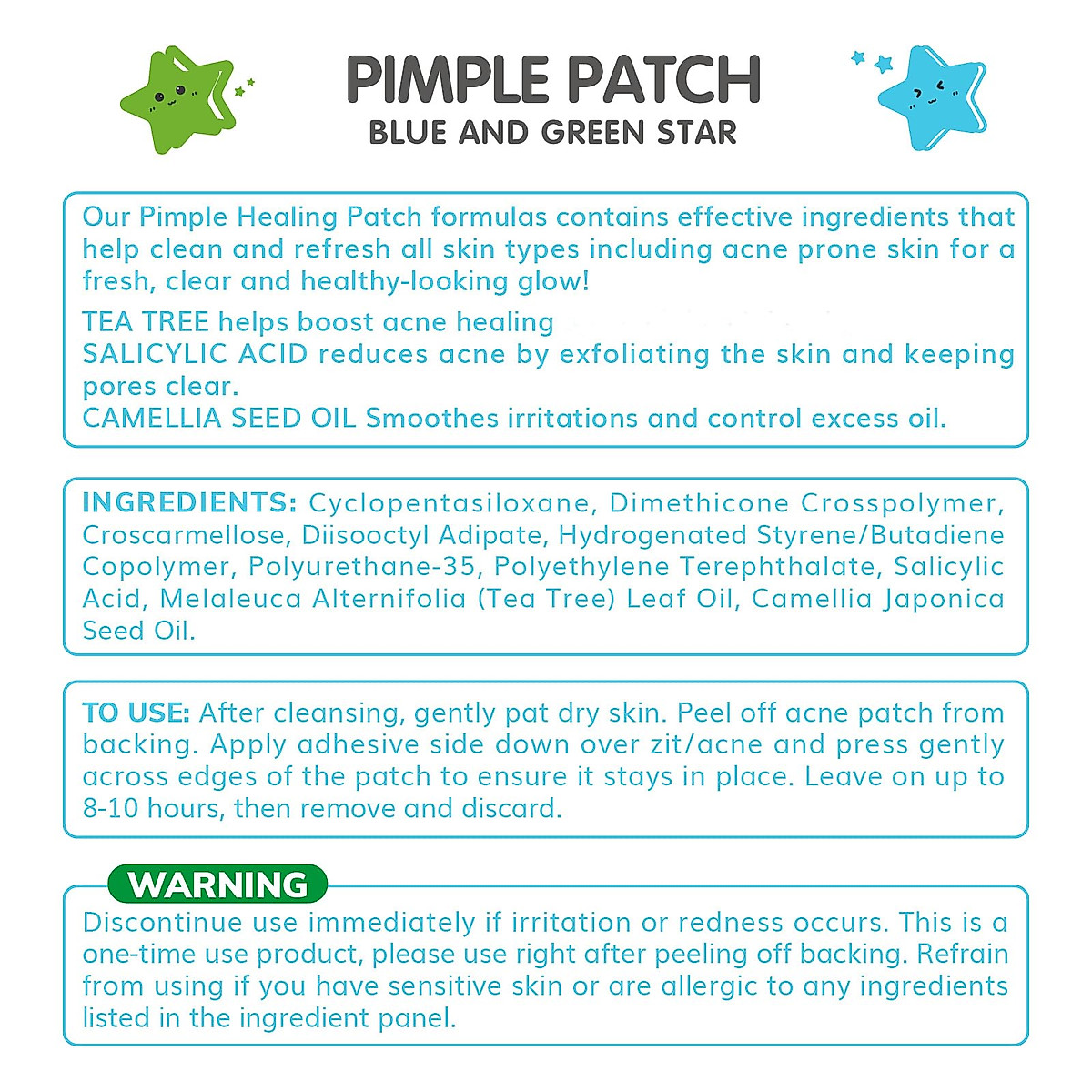 Star-Shaped Pimple Patch