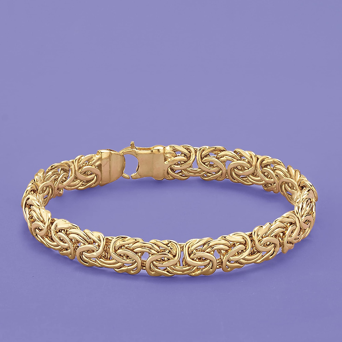 Ross-Simons 14kt Yellow Gold Byzantine Bracelet. 8 inches