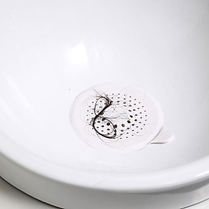 Drain Hair Catcher,Silicone Drain Protector,Bathroom Kitchen Sink Drain Strainer,Hair Catcher Shower Drain Covers Protector,Silicone Hair Strainer for Bathtub, Bathroom,Easy to Install and Clean