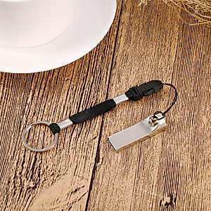 Bememo 20 Packs Black Nylon Lanyard Strap with Quick Release Buckle for USB Flash Drive, MP3, MP4 Player, Keychain, ID Card Holders and Other Small Electronic Devices