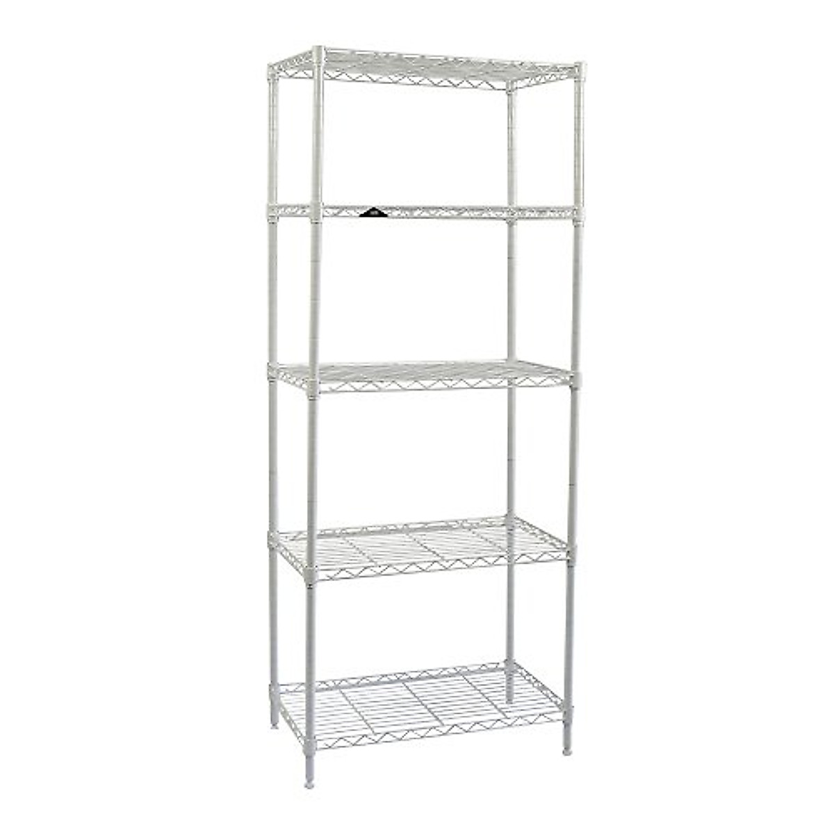 Apollo Hardware White 5-Shelf Wire Shelving 24"x14"x60" (White)