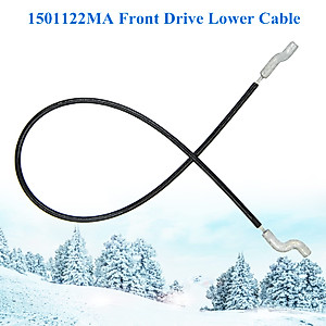 AILEETE 1501122MA Front Drive Lower Cable for Murray Craftsman Snowblower Snow Thrower 313449MA 1501122 MT1501122MA