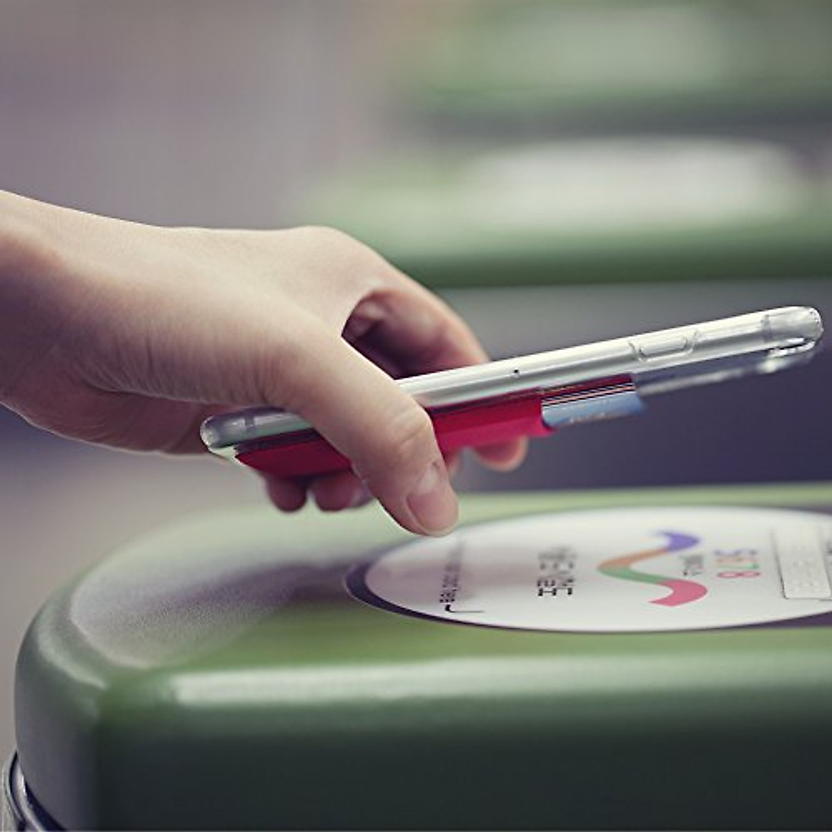 Sinjimoru Card Holder for Back of Phone, Stick on Wallet functioning as Credit Card Holder, Phone Wallet and iPhone Card Holder / Card Wallet for Cell Phone. Sinji Pouch Basic 2, Black