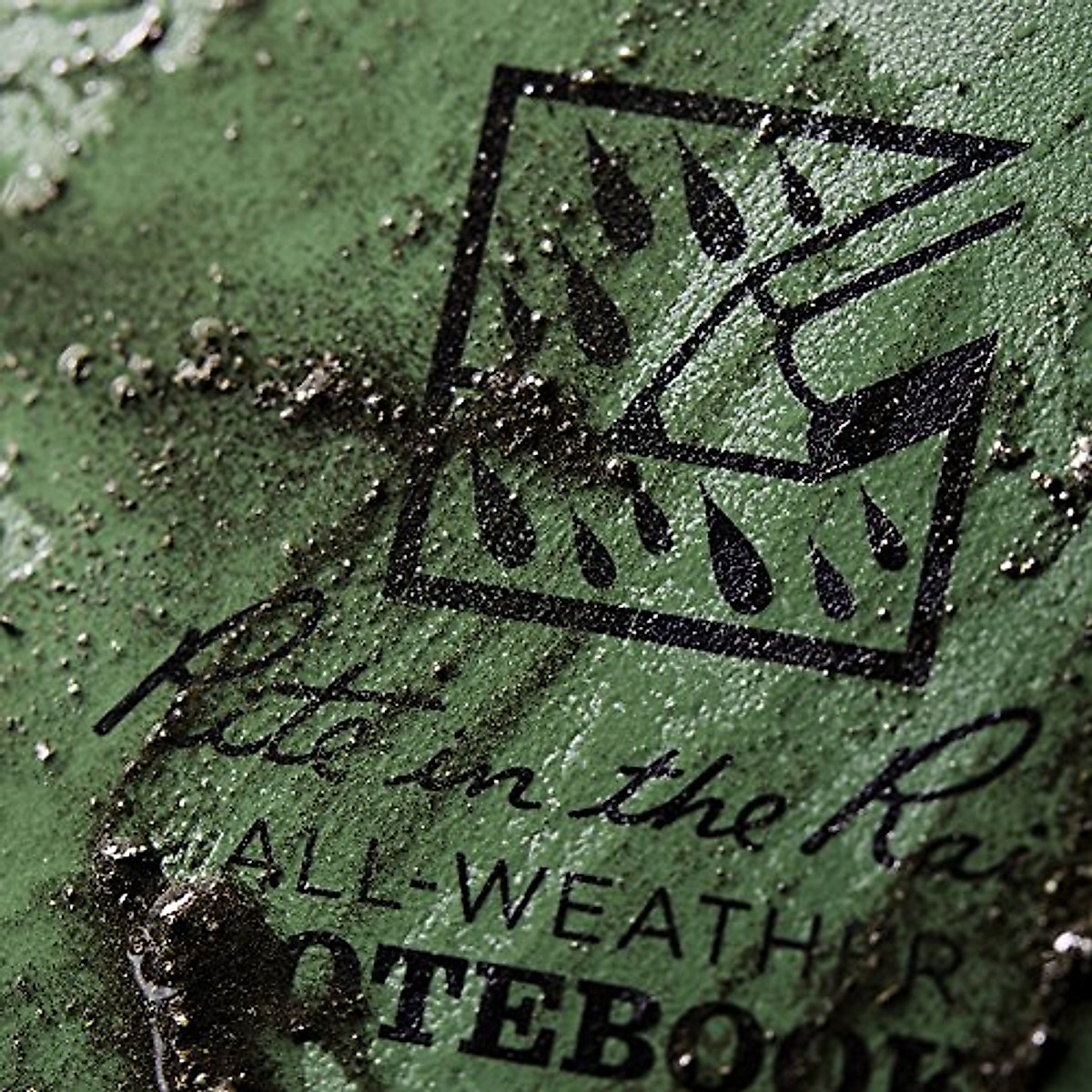 Rite In The Rain Weatherproof Side Spiral Notebook, 4.625" x 7", Green Cover, Universal Pattern (No. 973), 7 x 4.875 x 0.375