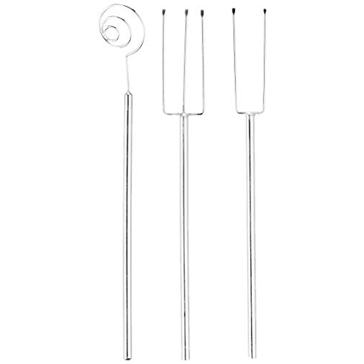 Fox Run 3-Piece Chocolate Dipping Set, 0.5 x 5 x 13 inches, Metallic