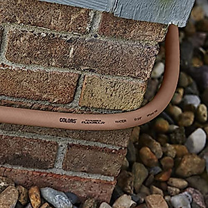 Flexzilla Colors Garden Hose with SwivelGrip, 5/8 in. x 50 ft., Drinking Water Safe, Red Clay - HFZC550TCS