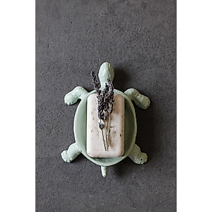 Creative Co-Op Cast Iron Turtle Soap Dish