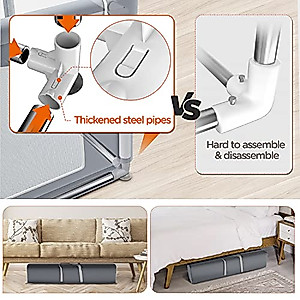 Bubblbay Baby Playpen,Extra Large Baby Play Yard for Toddler,Sturdy Active Center Area with Anti-Slip Suckers & Soft Breathable Mesh,Safety Baby Fence