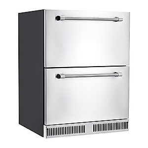 Garvee 24 inch Undercounter Refrigerator, 5.12 Cu.Ft Outdoor Fridge for Patio, Wine and Beverage Refrigerator, Drawer Refrigerator Under Counter Fridge Ideal for Home and Commercial