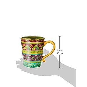 Certified International Tunisian Sunset Mugs (Set of 4), 18 oz, Multicolor,22452SET/4
