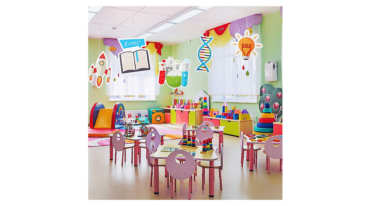 Science Lab Decor: 45 Vibrant Science Cutouts for Classroom & Parties