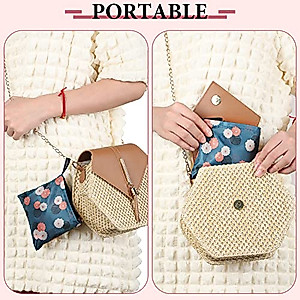 Shappy 30 Pieces Kitchen Reusable Grocery Bags Foldable Shopping Bags with Separated Zipper Storage Pouch and Handles Lightweight Waterproof Reusable Bags Washable Cloth Bags Tote Grocery Bags