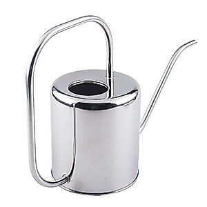 Fasmov Watering Can Stainless Steel 50oz/1.5L Watering Pot Indoor Outdoor for House Plants Long Spout Water Can for Succulent Bonsai Garden Flower
