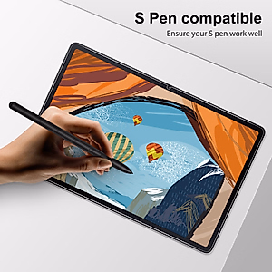 SPARIN 2 Pack Screen Protector for Samsung Galaxy Tab S9 FE 5G (10.9 inch) & Galaxy Tab S9/ S8/ S7 (11 inch), Tempered Glass Compatible with S Pen, Anti-Scratches
