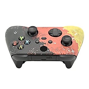 Hand Airbrushed Fade Custom Controller Compatible with Xbox Series X/S & Xbox One (Series X/S German Flag)