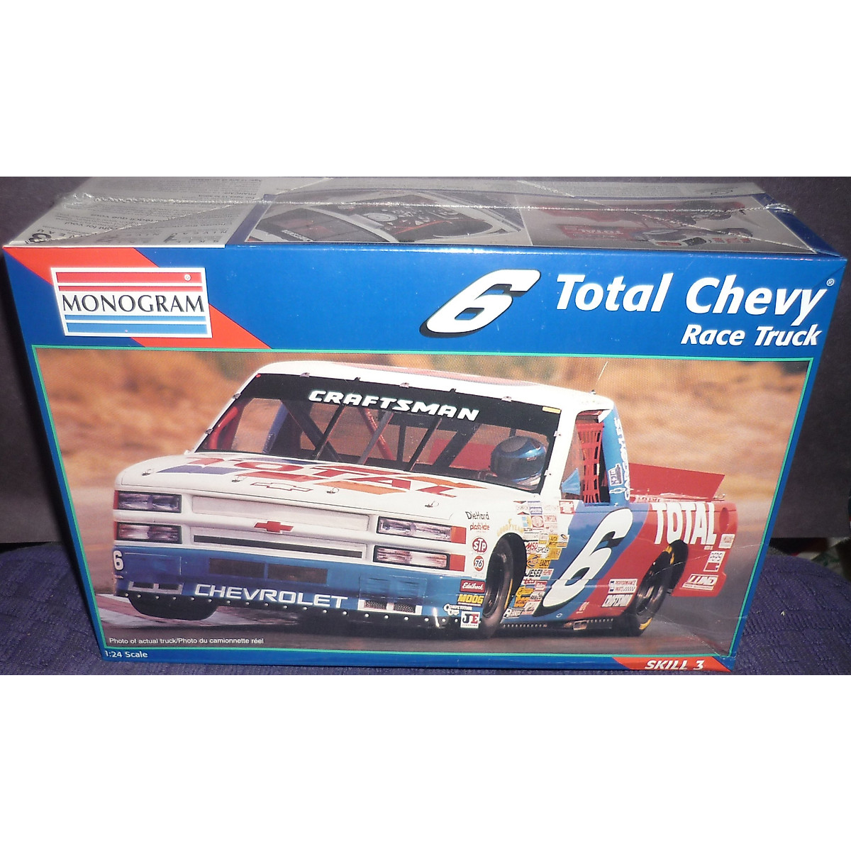 Monogram 6 Total Chevy Race Truck 1:24 Scale Skill 3 Model Kit 1996 Revell-Monograme # 2475 Hobby Kit