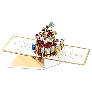 Hallmark Signature Paper Wonder Pop Up Birthday Card (Disney Mickey Mouse and Friends)