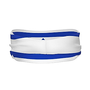 Israeli National Flag Sports Headbands Unisex Yoga Non-Slip Quick-Drying Workout Hairband