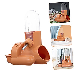 CIYODO Hamster Drinking Fountain Rat Waterers Water Bottles Spout Fresh Water Dispenser Hamster Waterer Bunny Feeder Automatic Pet Feeder Hamster Hideout Water Feeder Vertical Pp