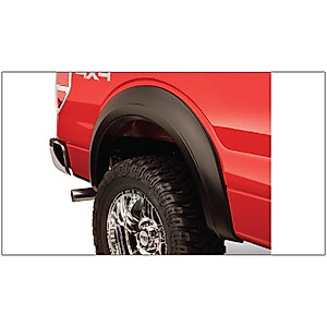 Bushwacker Extend-A-Fender Extended Rear Fender Flares | 2-Piece Set, Black, Smooth Finish | 20016-01 | Fits 1987-1991 Ford Bronco, F-150, F-250/350 Super Duty