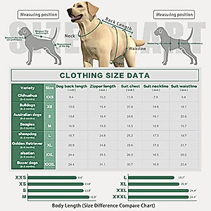 Dog Cone Alternative After Surgery for Large, Comfy Dog Onesie Recovery Suit for Surgery Male, Spay Dog Shirts for Medium Dogs Girl Female (XXXL Boxer)