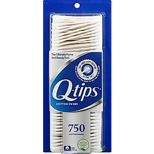Q-tips Cotton Swabs For Hygiene and Beauty Care Original Cotton Swab Made With 100% Cotton 750 Count