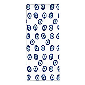 BULEJA Skin-Friendly Absorbent Towel Highly Absorbent, Bathroom Towels, Super Soft Towel, Evil Eyes Hand Towel Luxury Towels for Bathroom,Premium Quality Perfect for Daily Use -12x27.5 inch